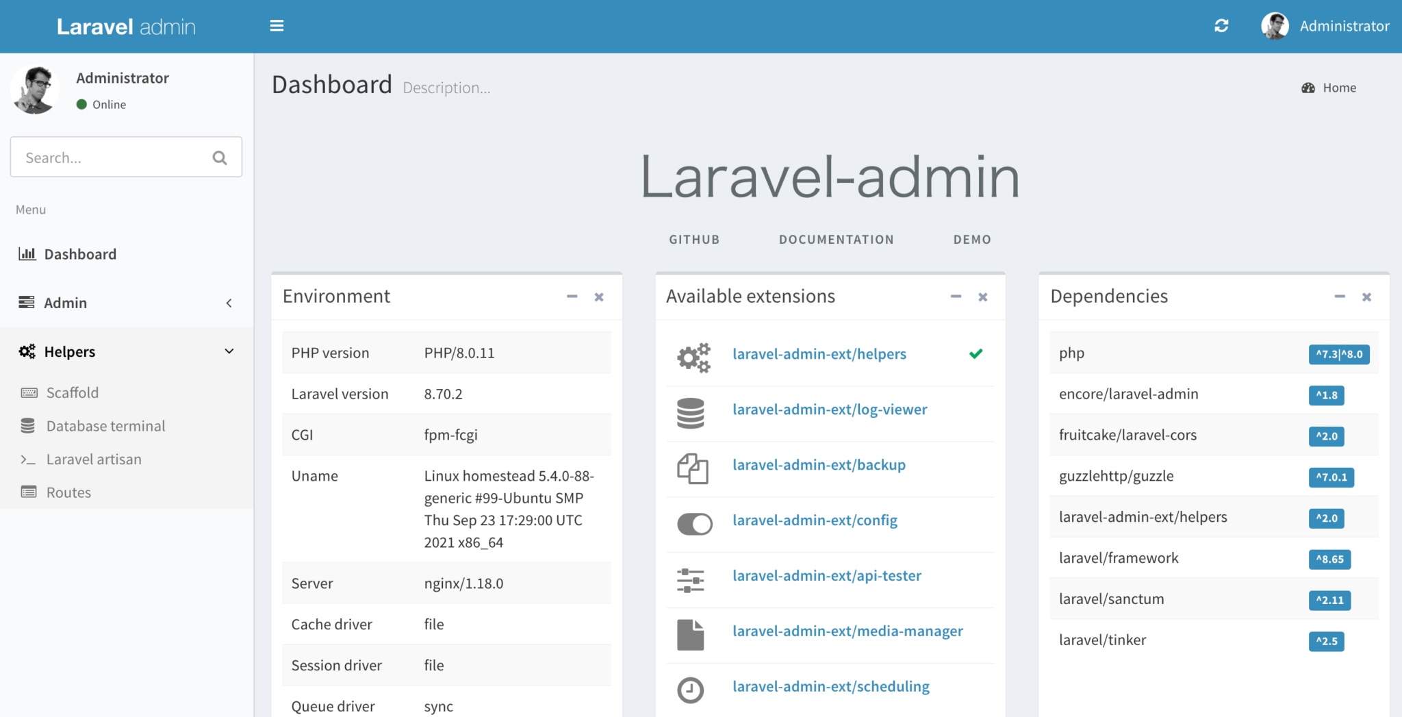 【Laravel-admin】Laravel-admin便利な拡張機能(Extension)たち紹介1 | break time