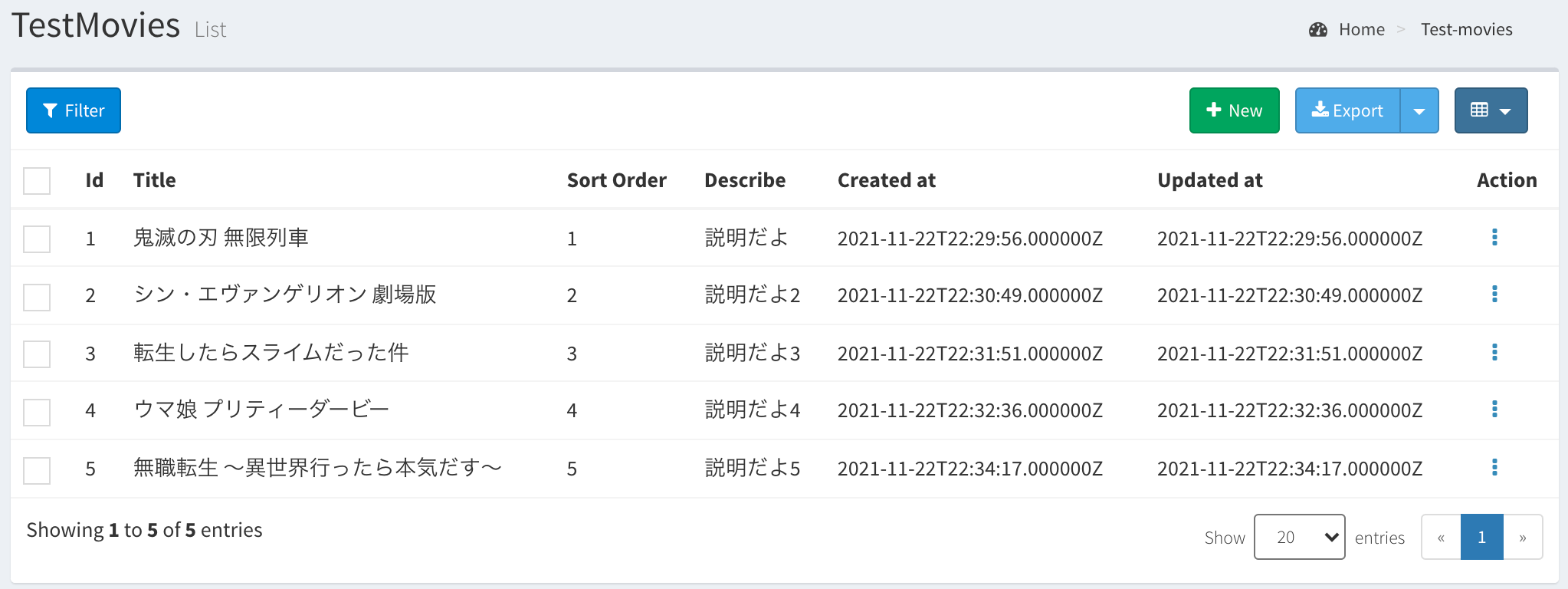 【Laravel-admin】Laravel-admin便利な拡張機能(Extension)たち紹介7 | break time